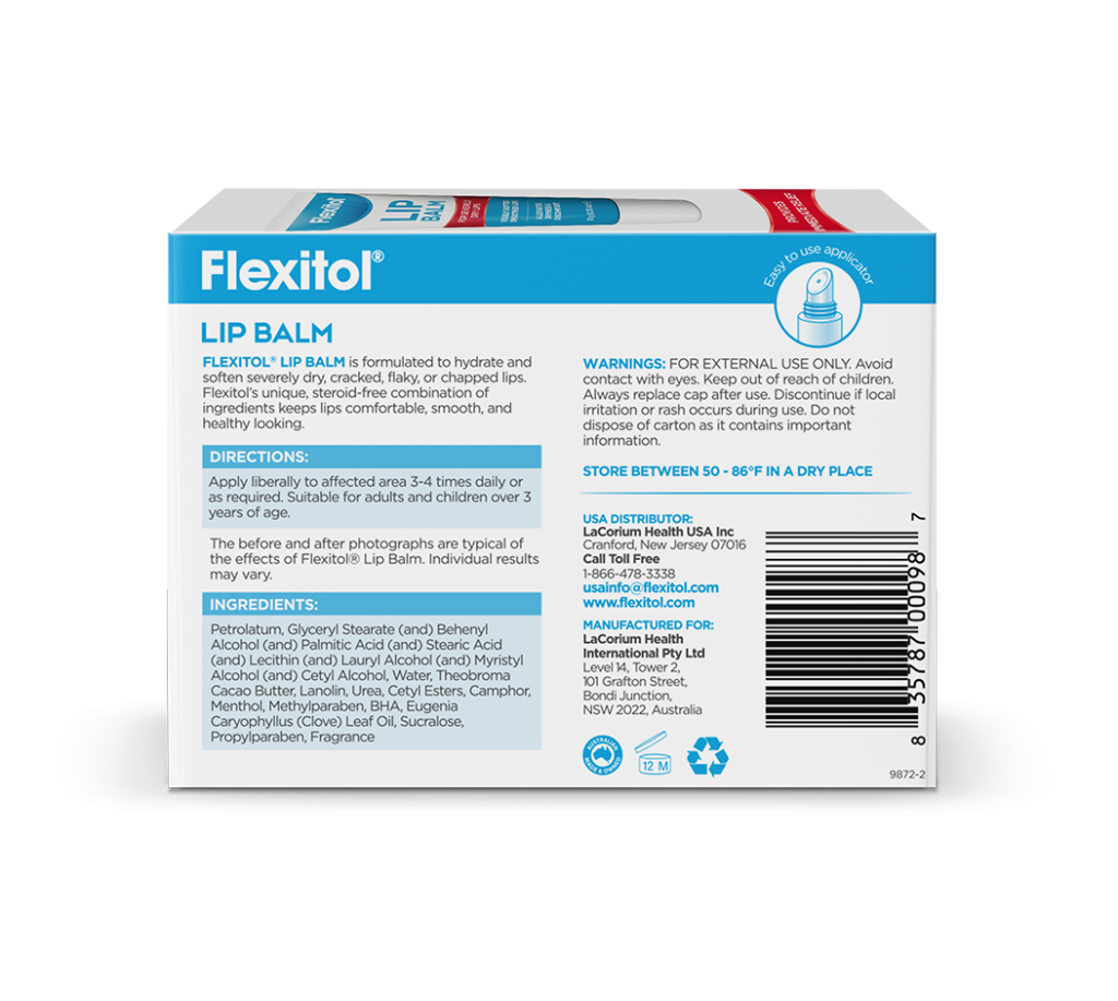 Best Lip Balm For Severely Dry & Chapped Lips | Flexitol USA